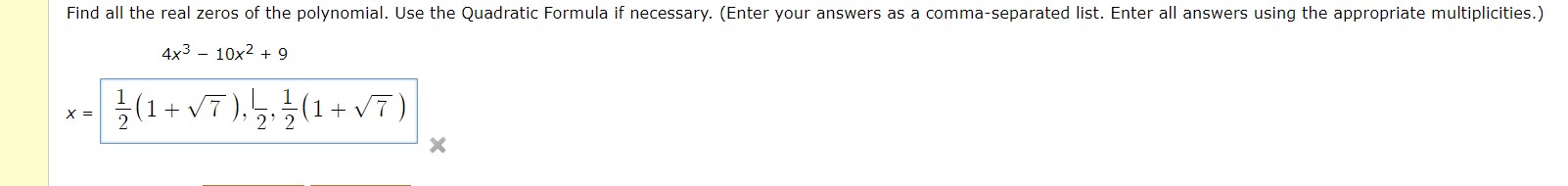 Solved Find all the real zeros of the polynomial. Use the | Chegg.com