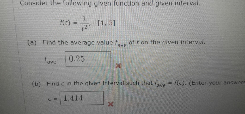 Solved Consider the following given function and given | Chegg.com