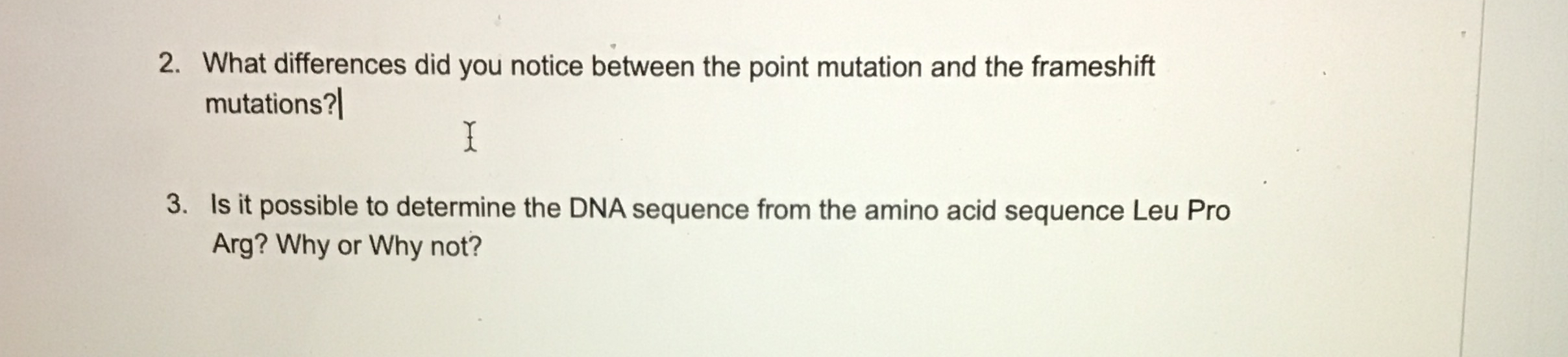 Solved What differences did you notice between the point | Chegg.com