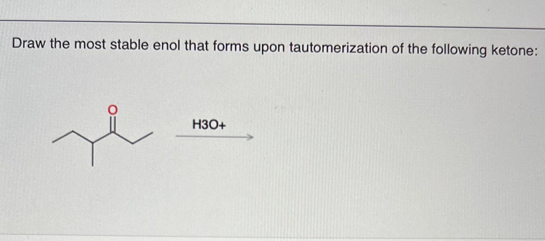 Solved Draw the most stable enol that forms upon | Chegg.com