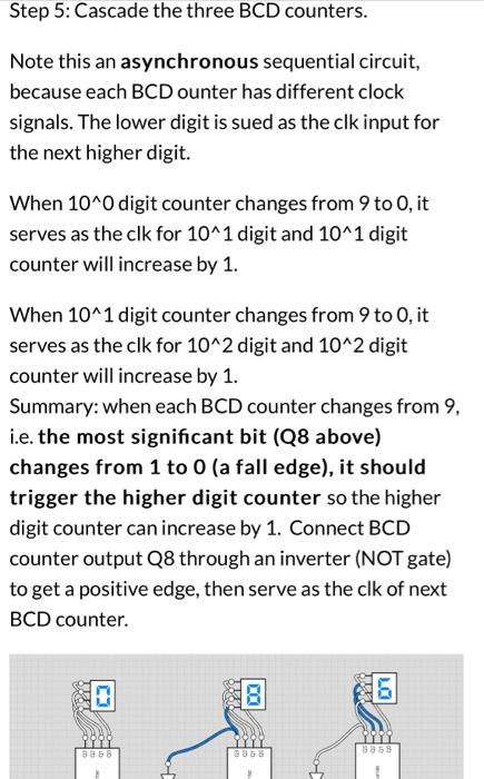 Part B: Design and implement a 3-digit decimal | Chegg.com