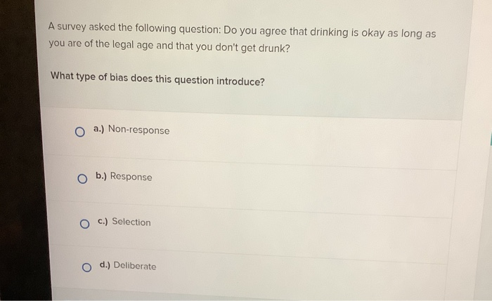 Solved A survey asked the following question: Do you agree | Chegg.com