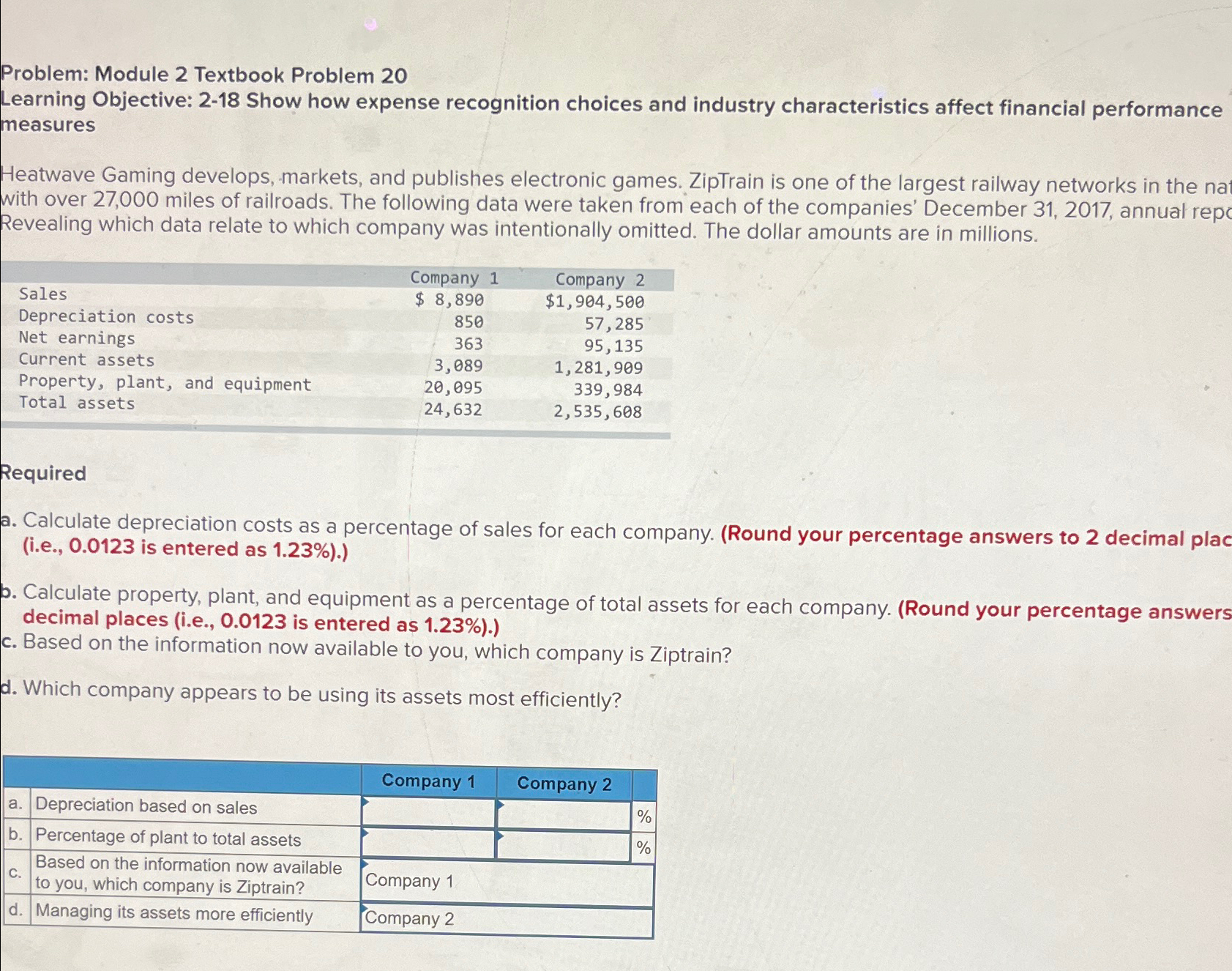 Solved Problem Module 2 ﻿textbook Problem 20learning