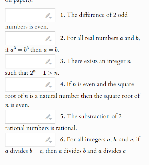The difference of 2 ﻿oddnumbers is even.For all real | Chegg.com