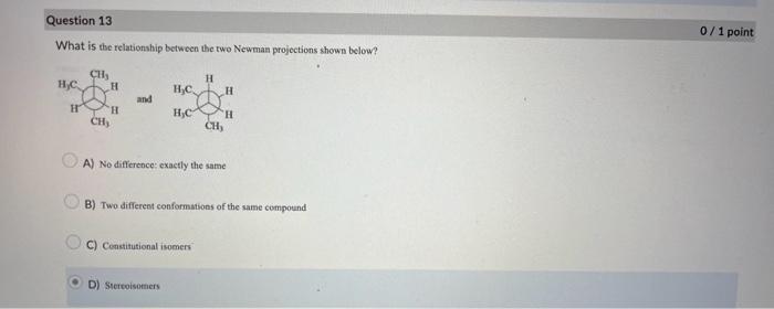 Solved Identify the conformation of butane shown below. A) | Chegg.com
