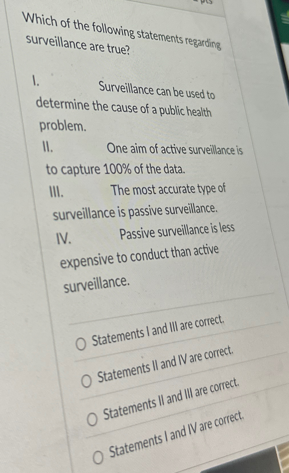 Solved Which of the following statements regarding | Chegg.com