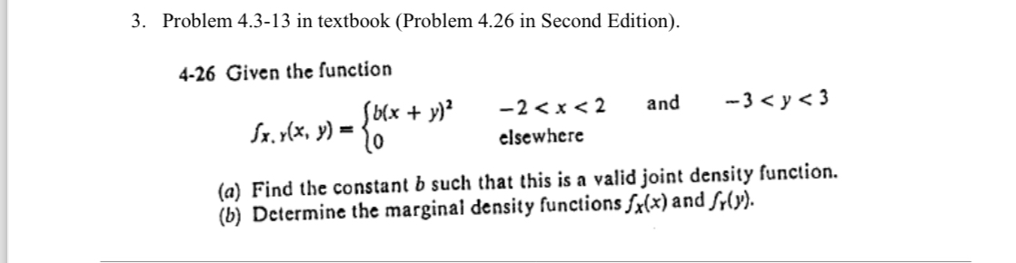 Solved Problem 4.3-13 in textbook (Problem 4.26 in Second | Chegg.com Solved Problem 4.3-13 in textbook (Problem 4.26 in Second | Chegg.com
