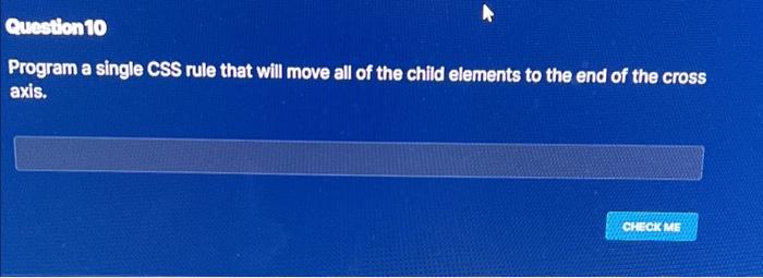 Solved Program a single CSS rule that will move all of the | Chegg.com