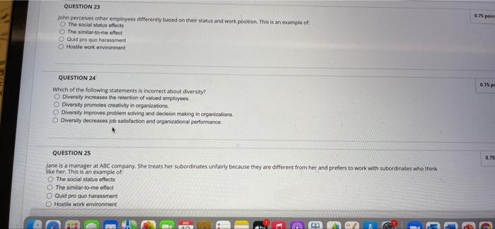 Solved QUESTION 38 "During Job interviews, managers try to | Chegg.com
