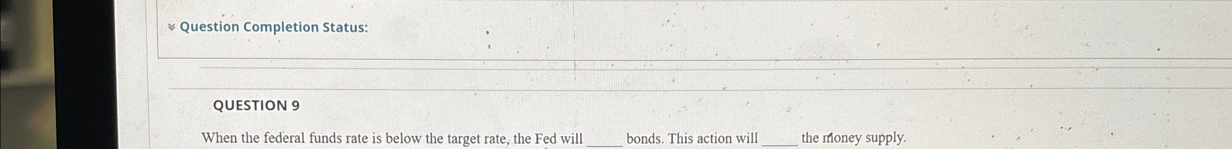 Solved Question Completion Statusquestion 9when The Federal 