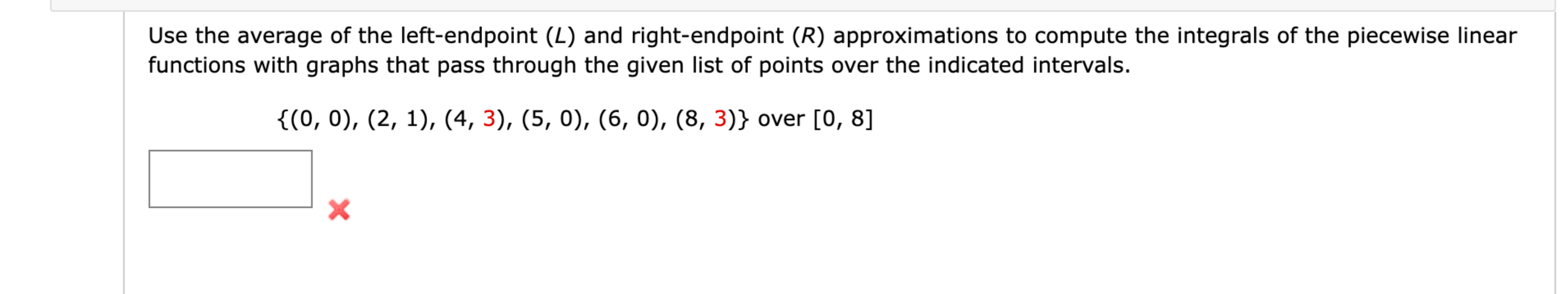 Solved Use the average of the left-endpoint (L) and | Chegg.com Solved Use the average of the left-endpoint (L) and | Chegg.com