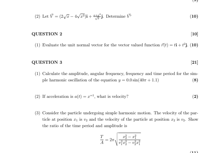 Solved (2) ﻿Let vec(V)=(2x2-4x32)i+x+x2x2j. ﻿Determine | Chegg.com