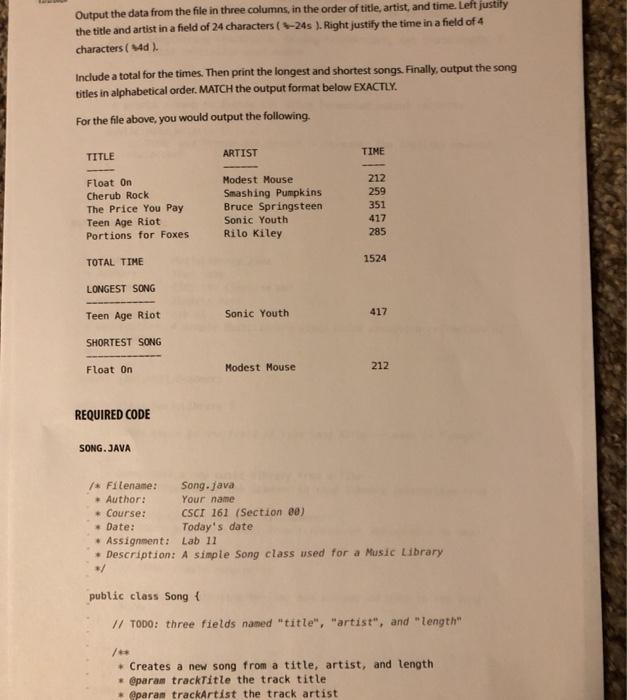 Solved Csci 161 Mu Tunes Object Overview Extend The Last
