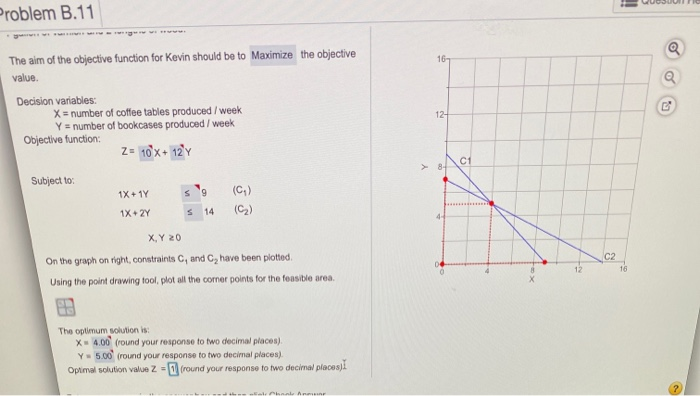 Solved E Problem B.11 16 a The aim of the objective function | Chegg.com