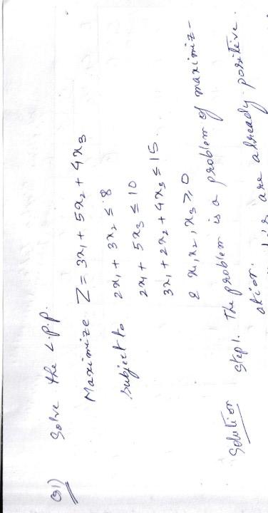 Solved solve it using computational procedure of the simplex | Chegg.com