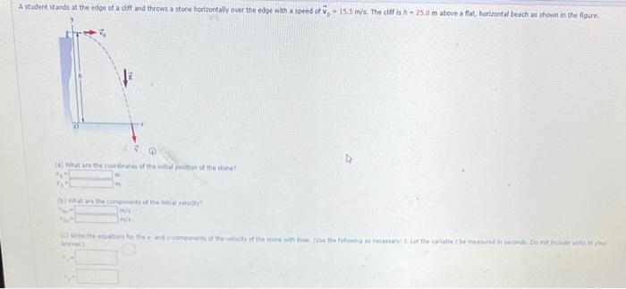 Solved 1=(d) Write the equations for the position of the | Chegg.com