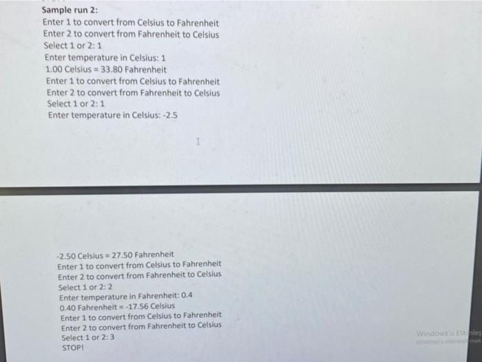 Solved Exercise 1. Write a menu driven program with the | Chegg.com