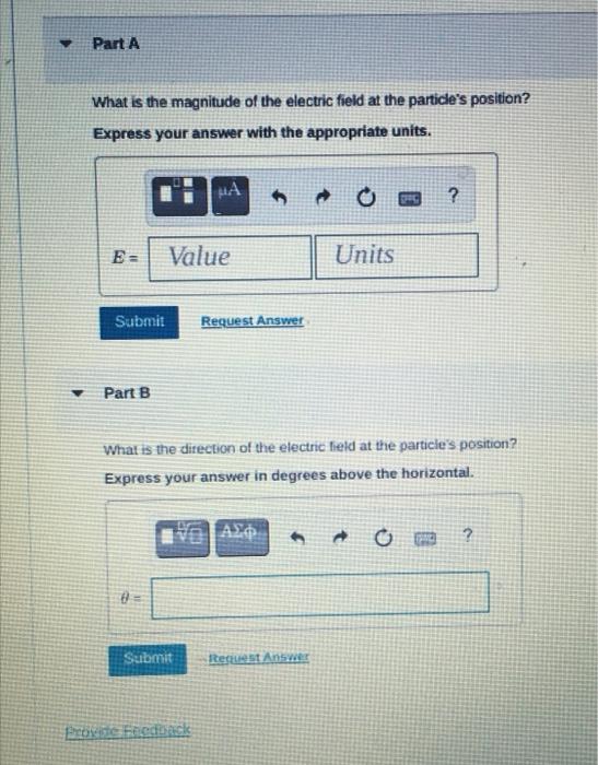 Solved A 17nC charged particle experiences an electric force | Chegg.com