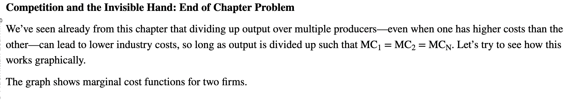 Solved Competition and the Invisible Hand: End of Chapter | Chegg.com