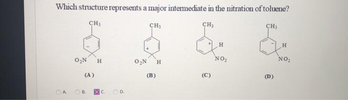 Solved Which structure represents a major intermediate in | Chegg.com