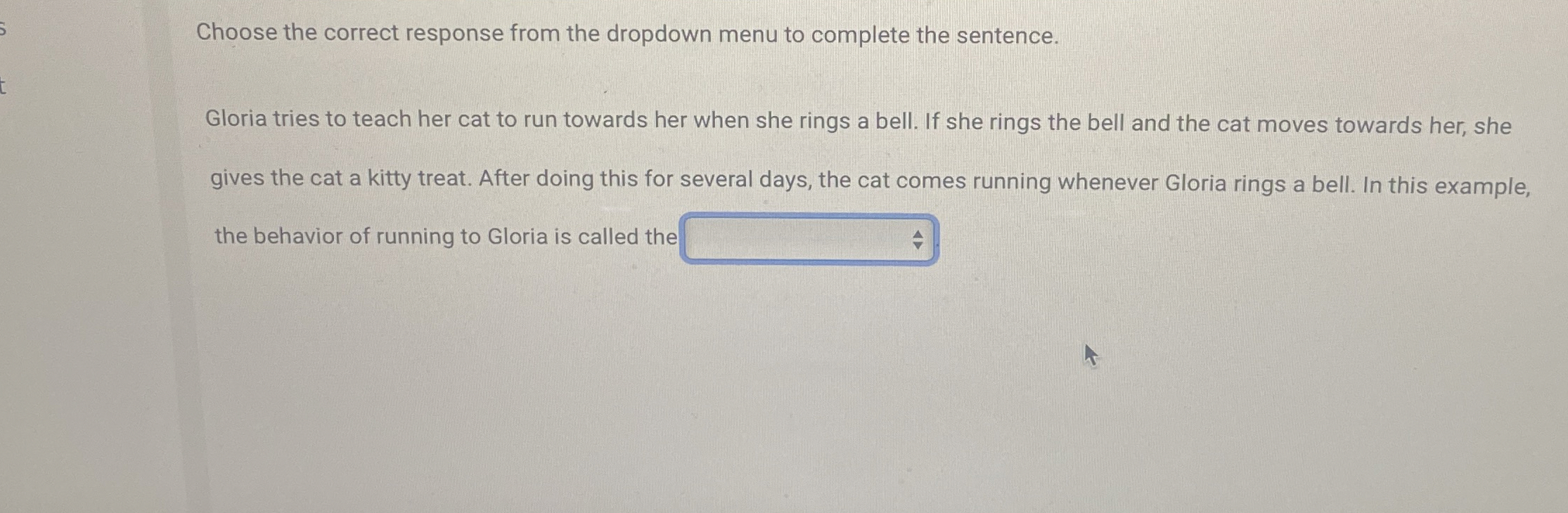 Solved Choose the correct response from the dropdown menu to | Chegg.com