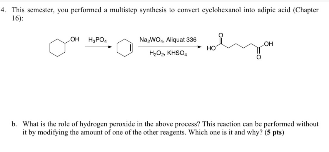Solved Please explain which reagent you would modify in the | Chegg.com