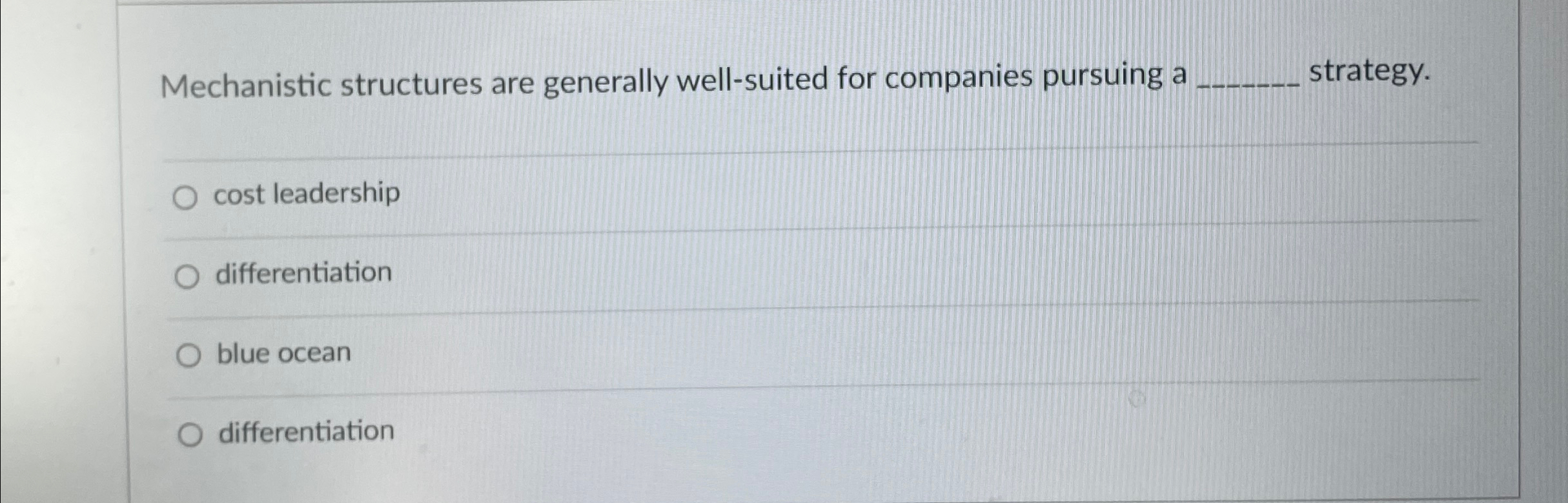 Solved Mechanistic structures are generally well-suited for | Chegg.com