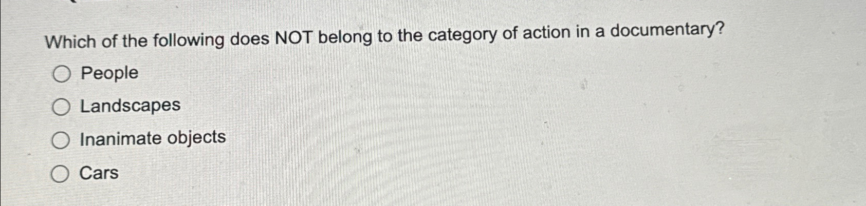 Solved Which of the following does NOT belong to the | Chegg.com