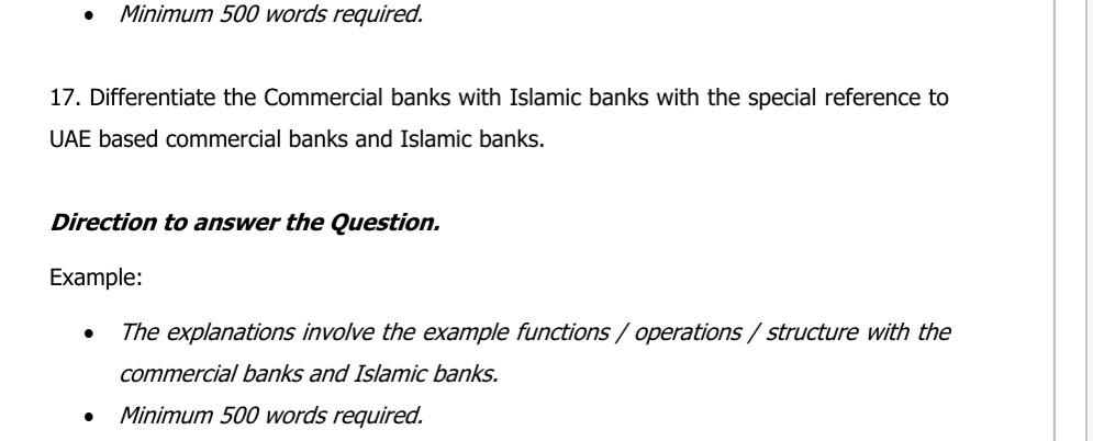 Solved . Minimum 500 words required. 17. Differentiate the | Chegg.com