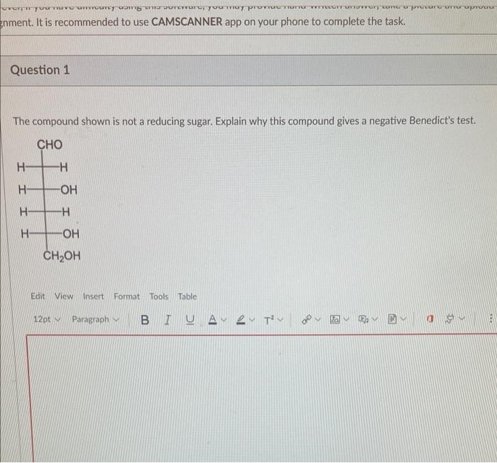 Solved iment. It is recommended to use CAMSCANNER app on | Chegg.com