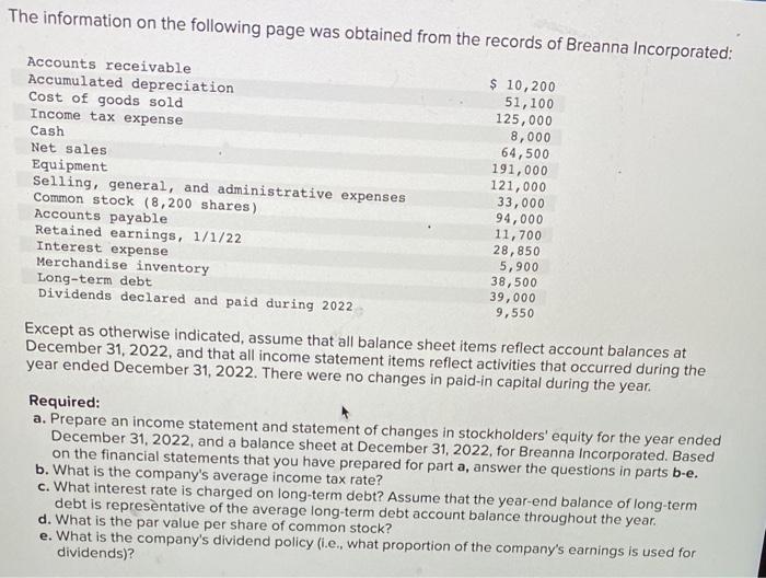 Solved The information on the following page was obtained | Chegg.com Solved The information on the following page was obtained | Chegg.com