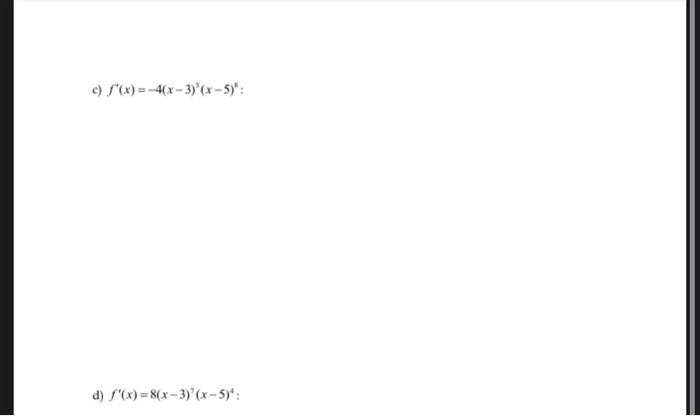 Solved 1) (28) For the following functions satisfying the | Chegg.com
