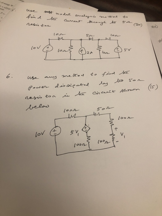 Solved the find resiston de ancheyet current through to to s | Chegg.com