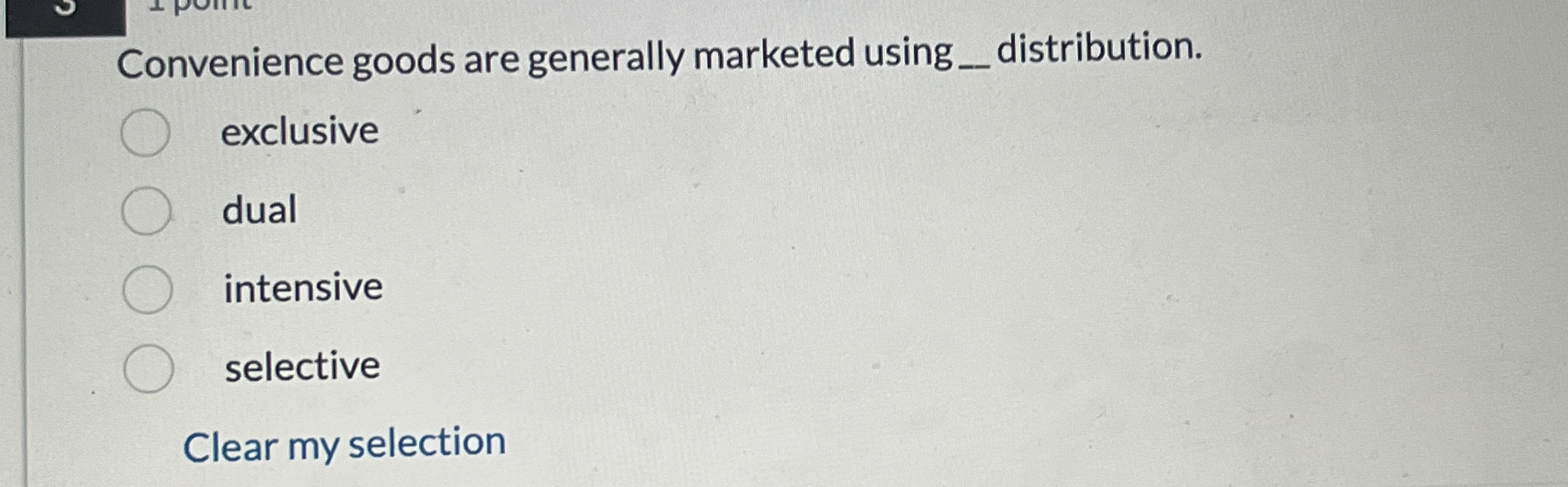 Solved Convenience goods are generally marketed using __ | Chegg.com