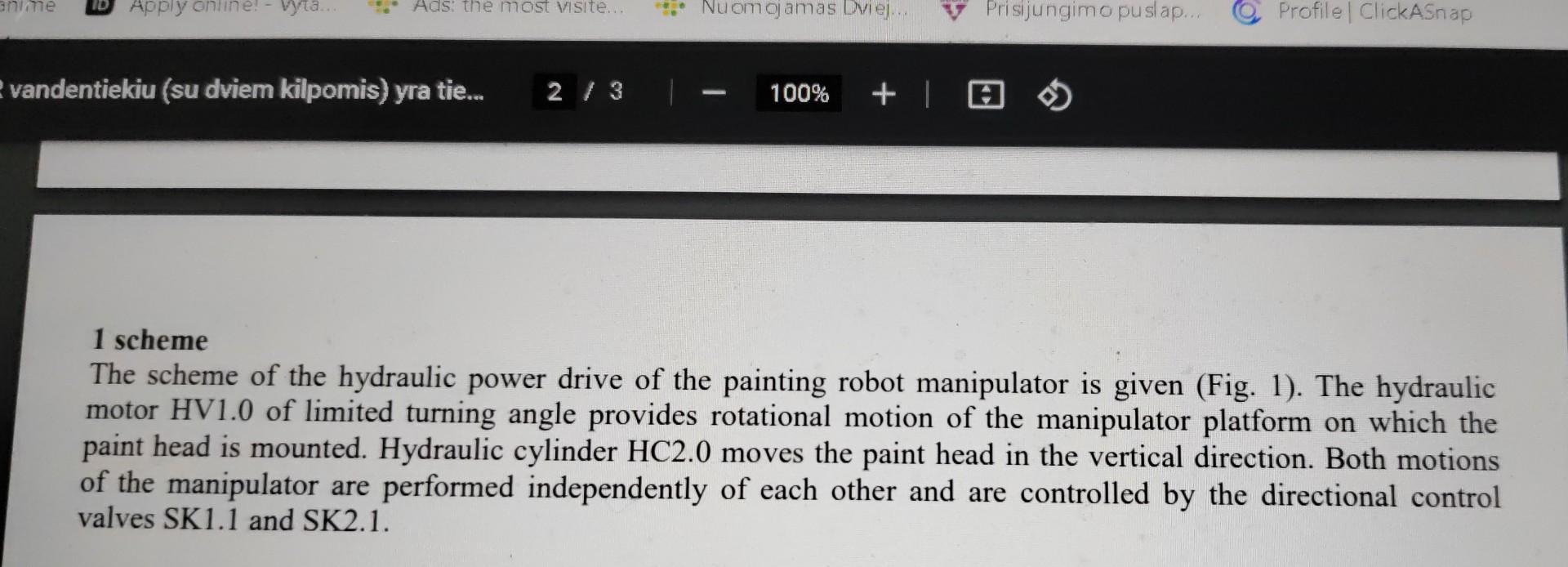 Solved 1 exercise The rod of the horizontally oriented | Chegg.com