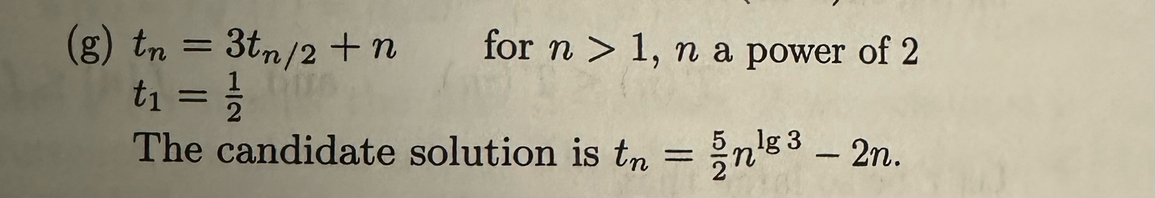 Solved use induction to ﻿verify the candidate solution to | Chegg.com