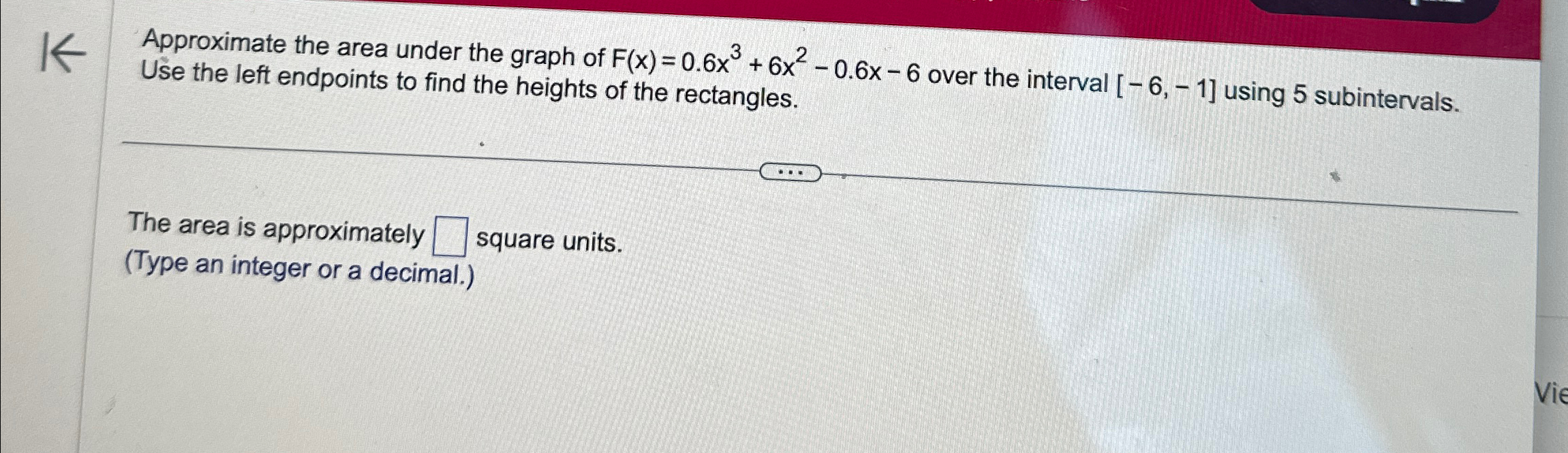 Approximate the area under the graph of | Chegg.com