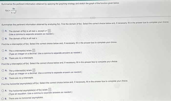 Solved Summarize the pertinent information obtained by | Chegg.com
