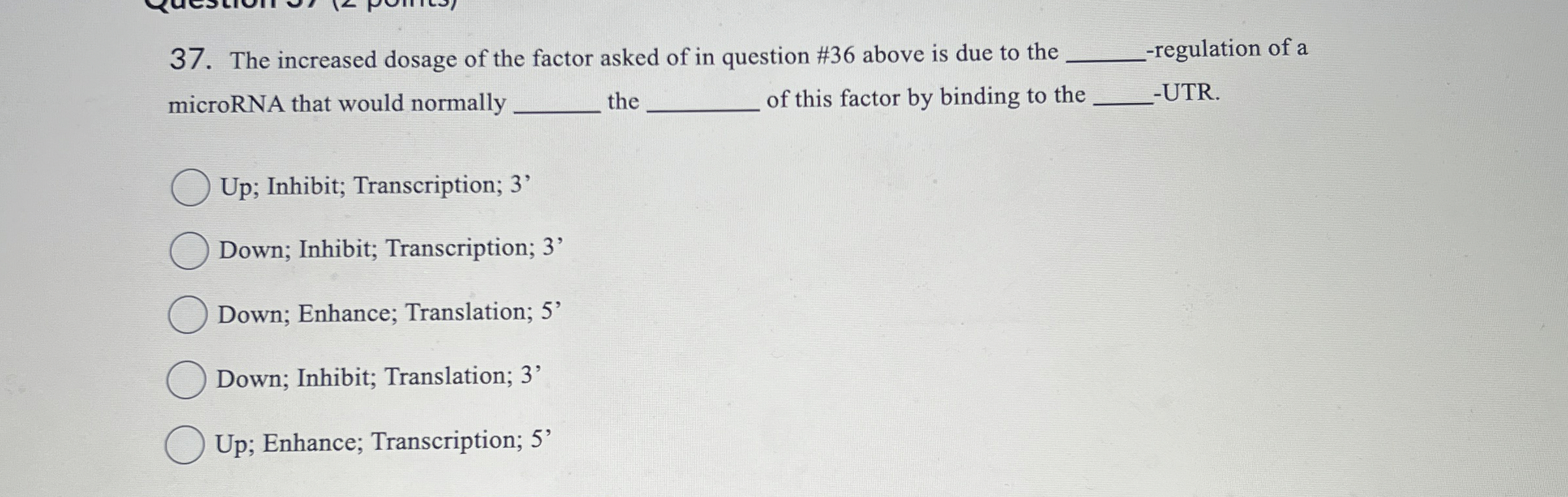 Solved The increased dosage of the factor asked of in | Chegg.com