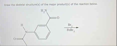 Solved Draw the skeletal structure(s) ﻿of the major | Chegg.com