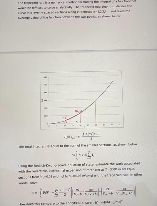 Solved The trapezoid rule is a numerical method for finding | Chegg.com