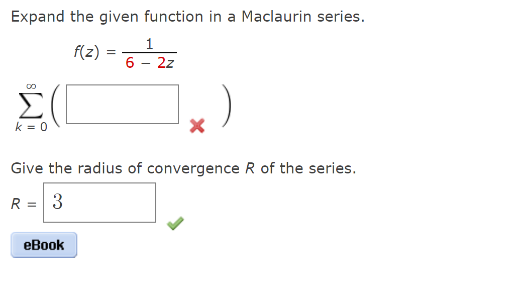 Solved expand the given function in a maclaurin series. | Chegg.com