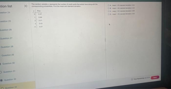 Solved ition list astion 24 Quntion 25 Guestion 27 Guestion | Chegg.com