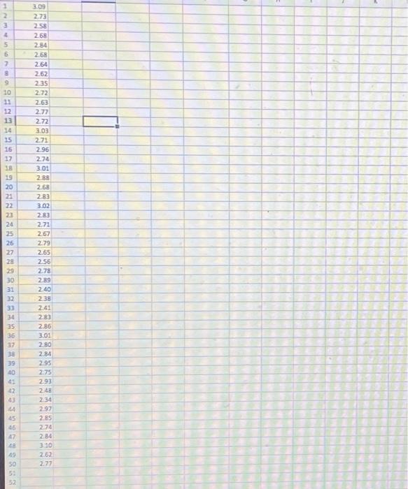 Use Sheet 1 of the Excel file to answer the following | Chegg.com
