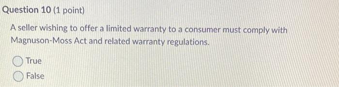 Solved Under product liability, a product is defective if it | Chegg.com