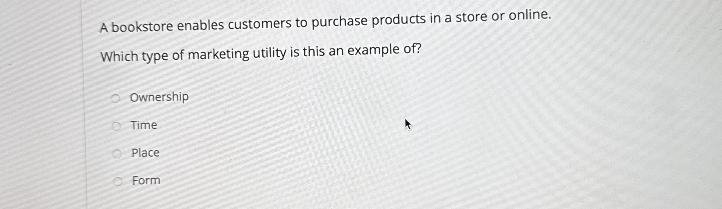 Solved A bookstore enables customers to purchase products in | Chegg.com