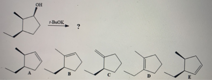 Solved which is the major product for the E1 rxn (#1)& E2 | Chegg.com