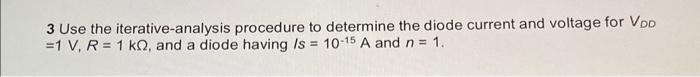 Solved 3 Use the iterative-analysis procedure to determine | Chegg.com