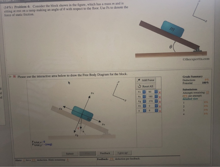 Solved The Edtia 145 Problem 4 Consider The Block Show 