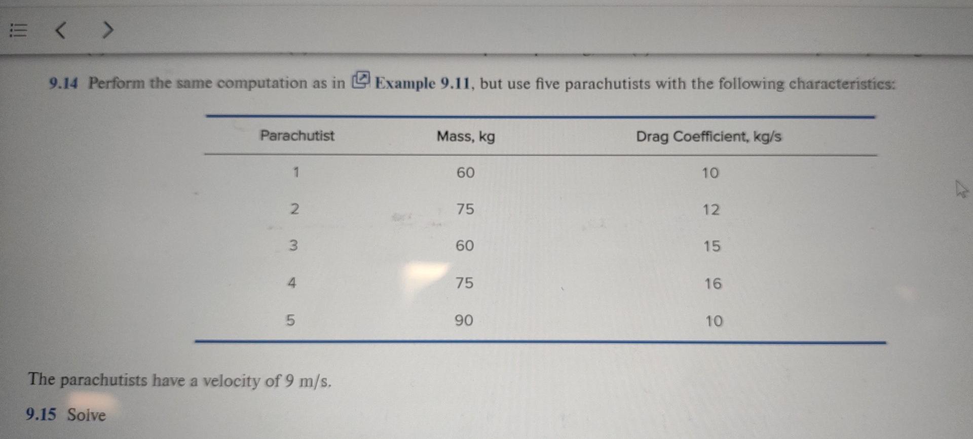 Solved perform the same computation as in Example 9.11, but | Chegg.com